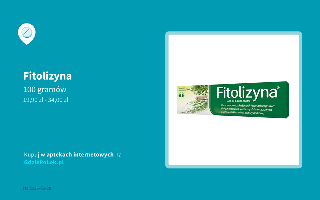 Fitolizyna cena i dostępność w aptekach internetowych i stacjonarnych ...