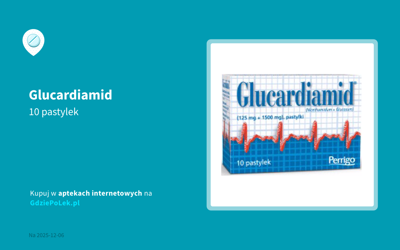 Glucardiamid cena i dostępność w aptekach w całym kraju | Gdzie po lek