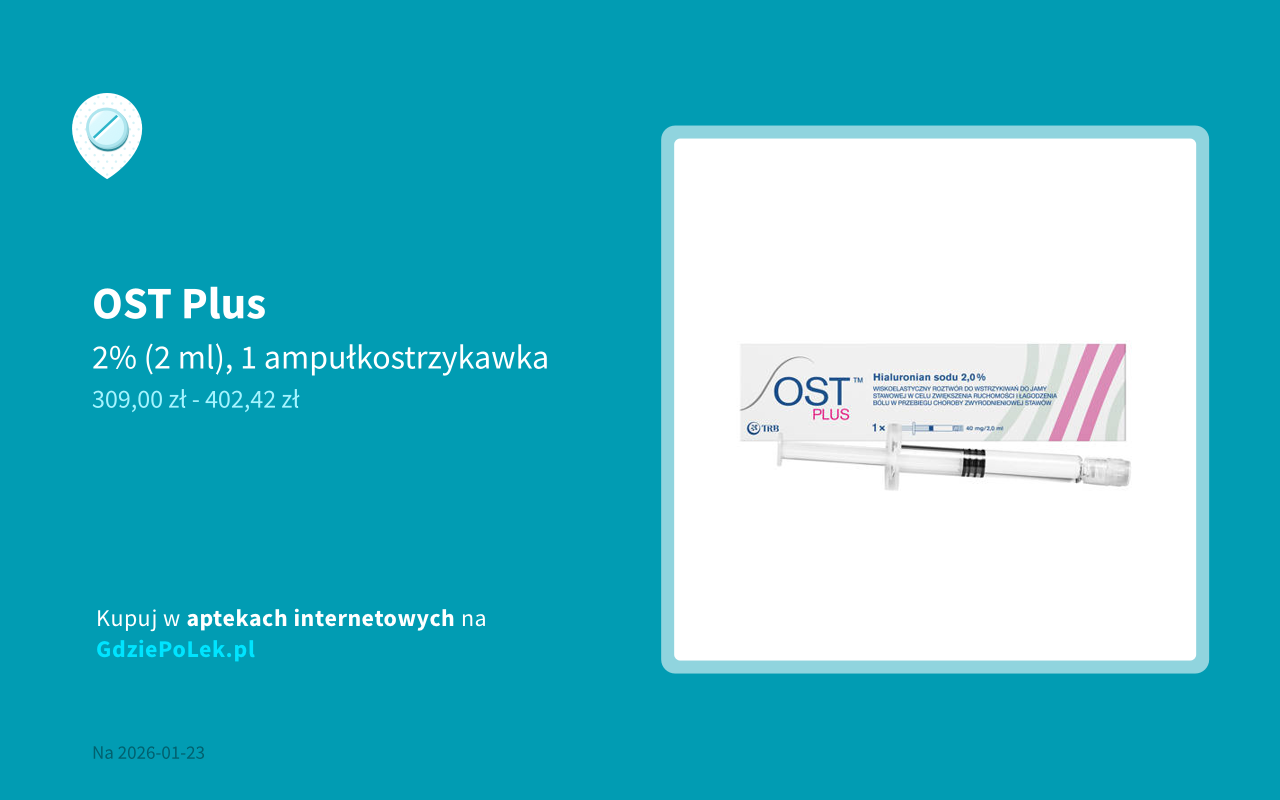 OST Plus cena i dostępność w aptekach w Katowicach | Gdzie po lek