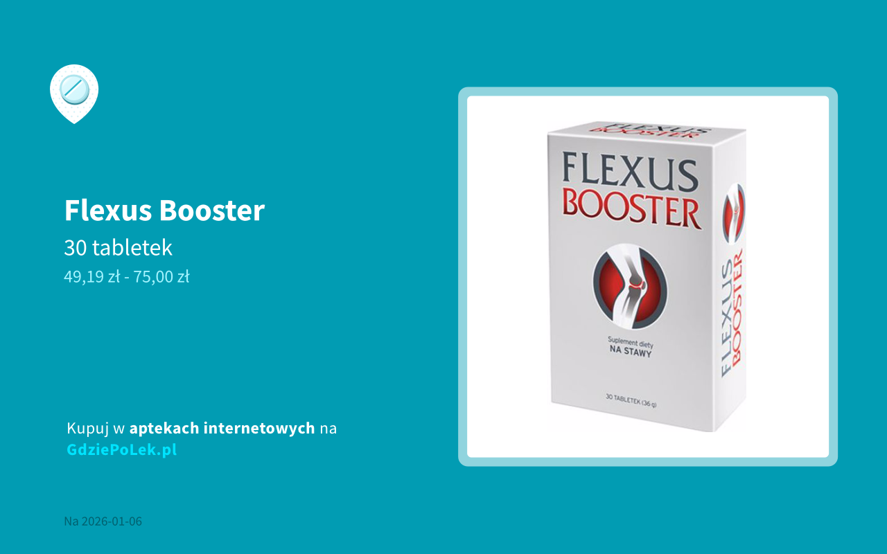 Flexus Booster cena i dostępność w aptekach internetowych i ...