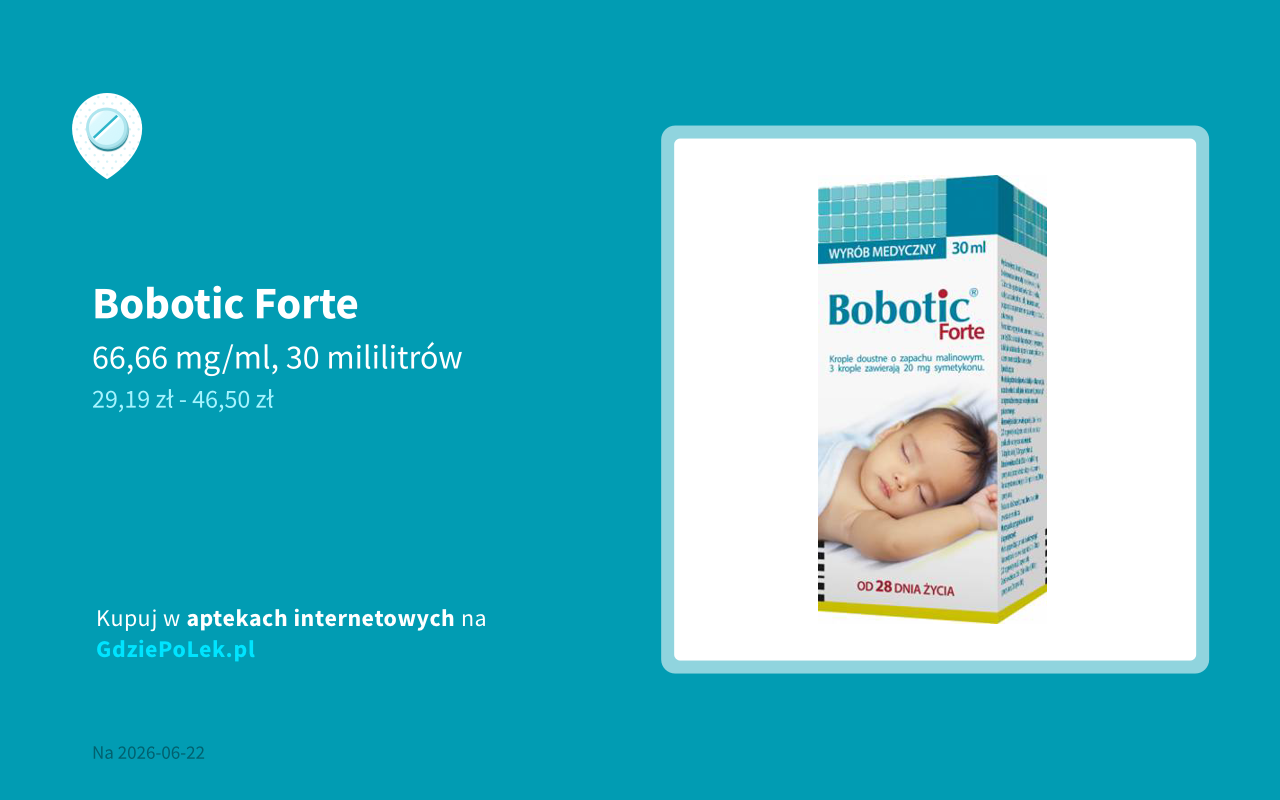 Bobotic Forte cena i dostępność w aptekach internetowych i ...