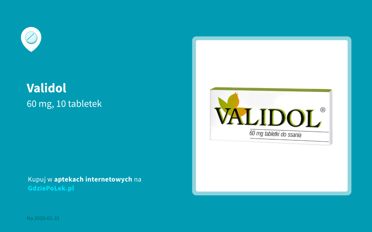 Validol cena i dostępność w aptekach w całym kraju | Gdzie po lek