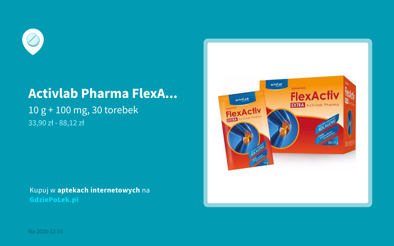 Activlab Pharma FlexActiv Extra cena i dostępność w aptekach ...