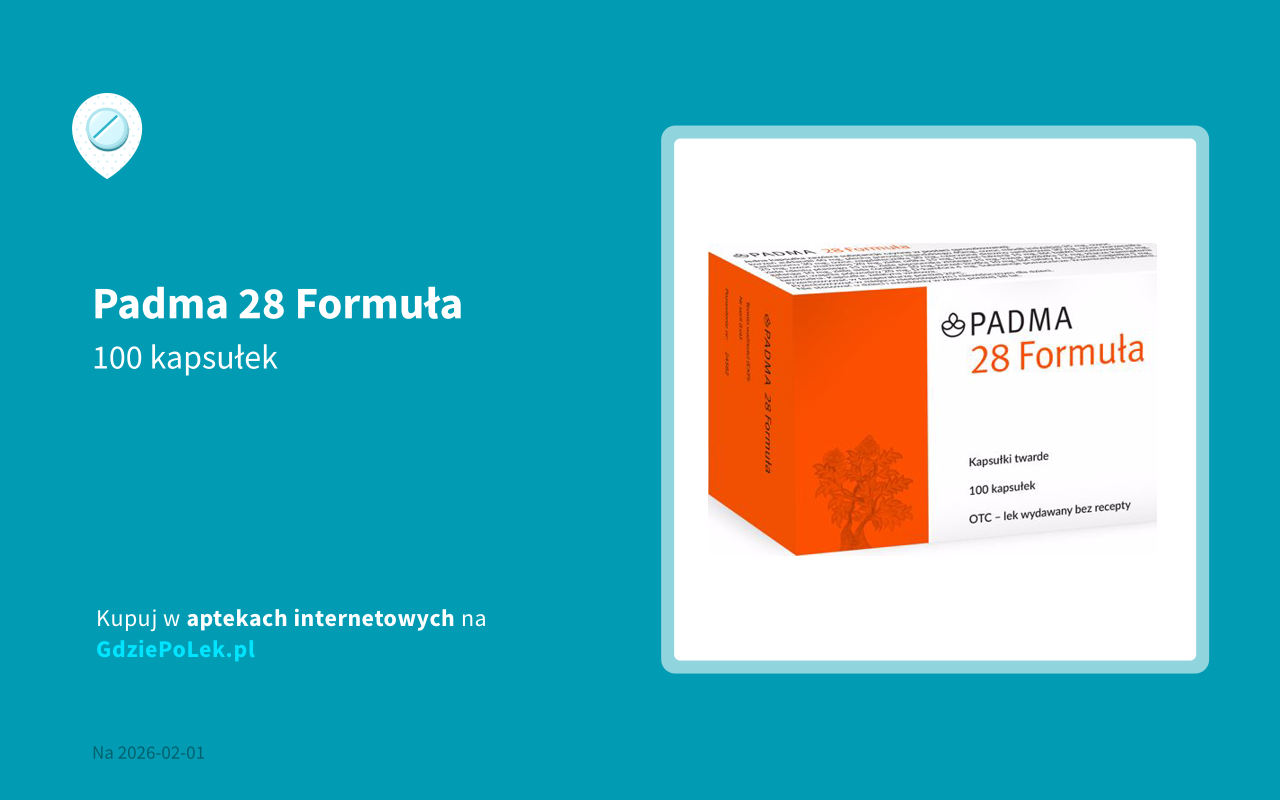 Padma 28 Formuła cena i dostępność w aptekach w całym kraju | Gdzie po lek