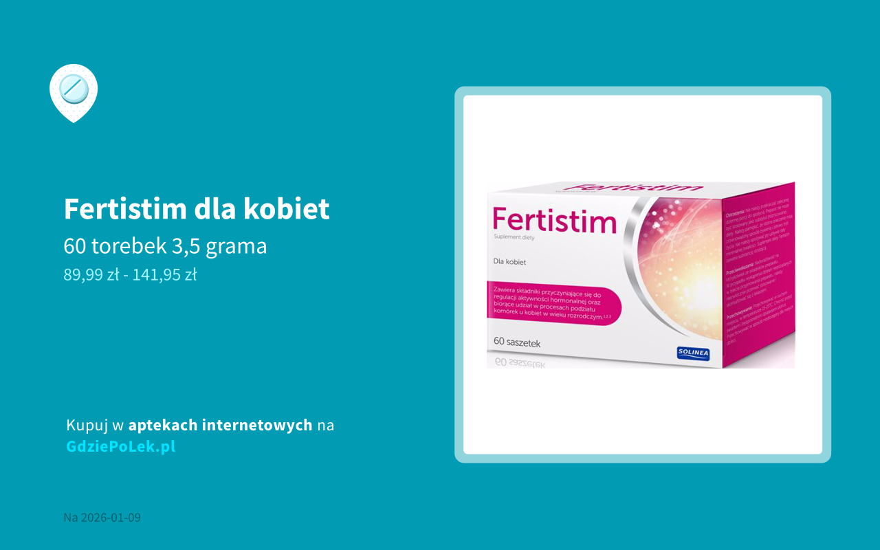Fertistim dla kobiet cena i dostępność w aptekach w całym kraju | Gdzie ...