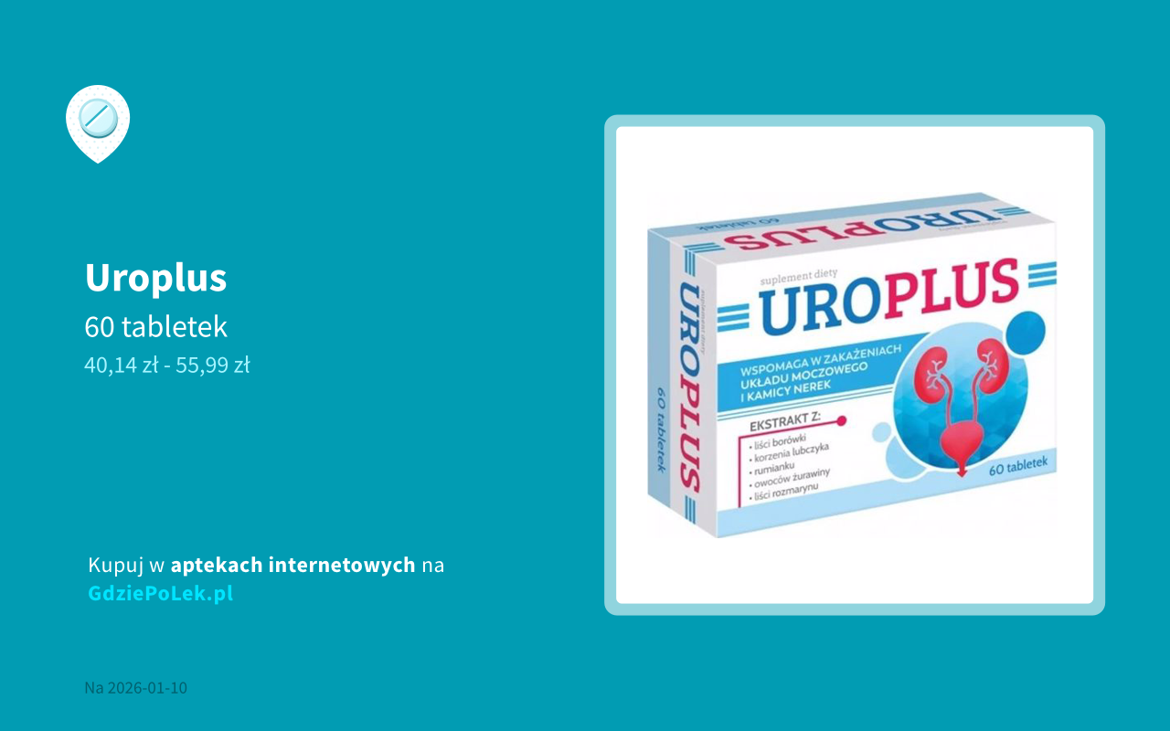 Uroplus cena i dostępność w aptekach internetowych i stacjonarnych ...