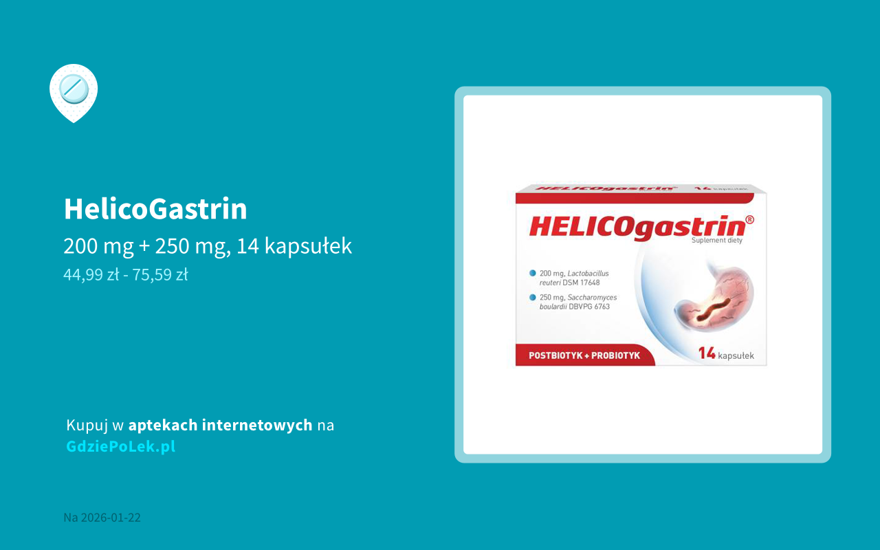 HelicoGastrin cena i dostępność w aptekach internetowych i ...