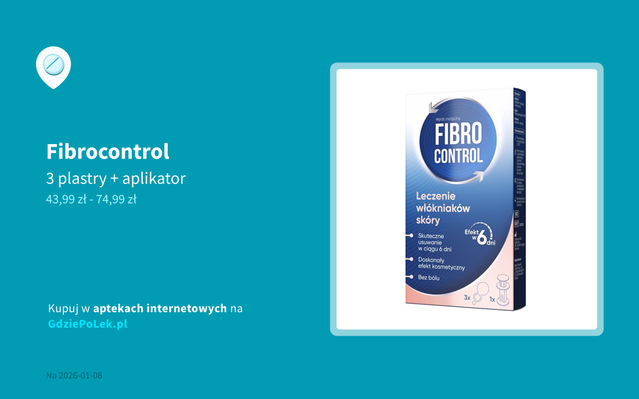 Fibrocontrol cena i dostępność w aptekach internetowych i stacjonarnych ...
