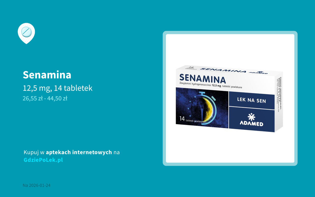 Senamina cena i dostępność w aptekach internetowych i stacjonarnych ...