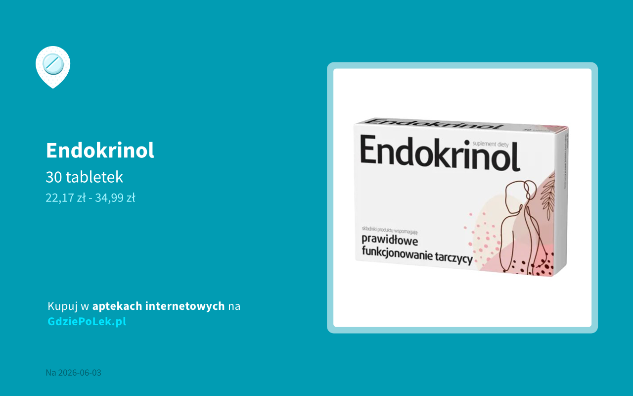 Endokrinol cena i dostępność w aptekach internetowych i stacjonarnych ...