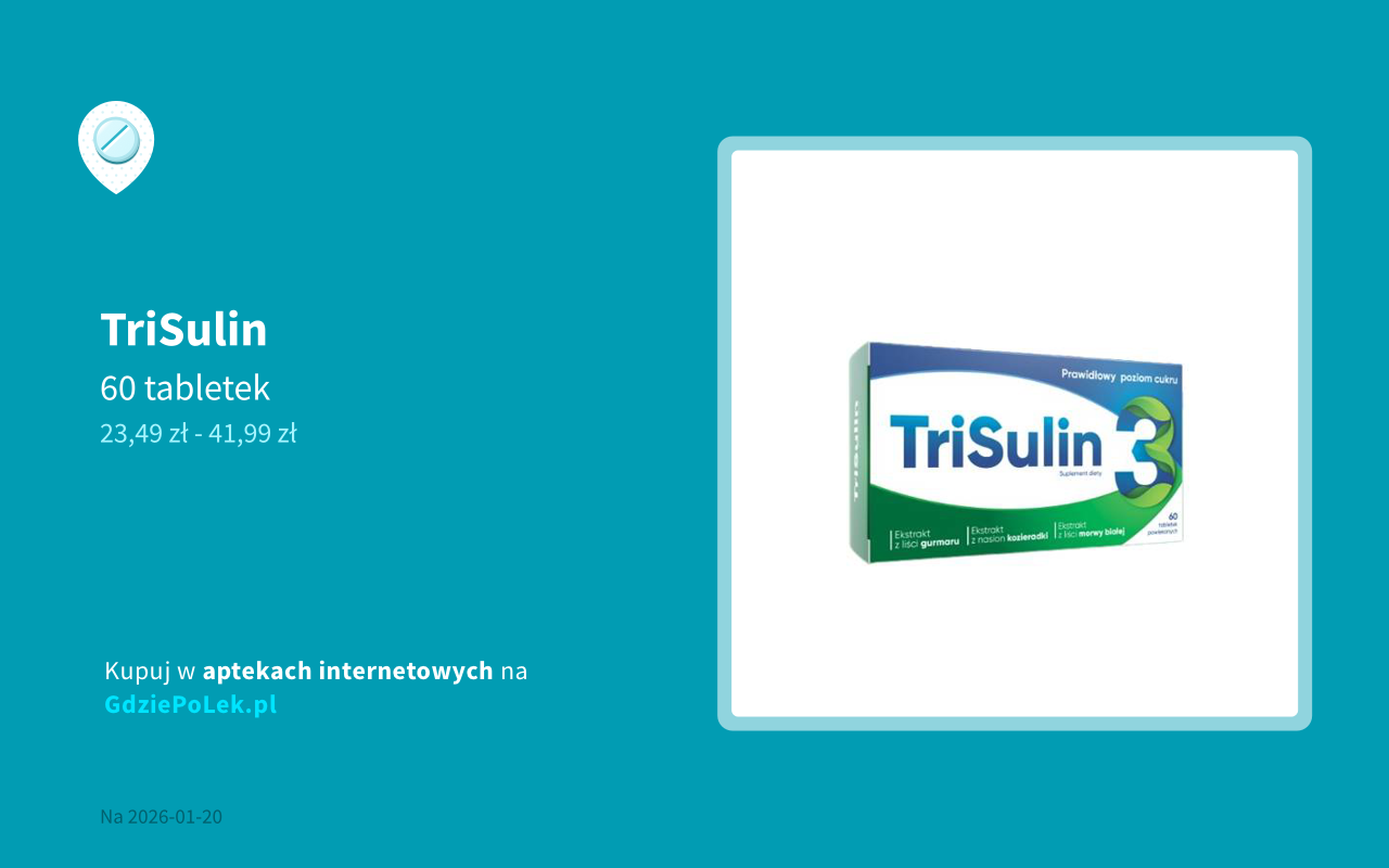 TriSulin cena i dostępność w aptekach internetowych i stacjonarnych ...