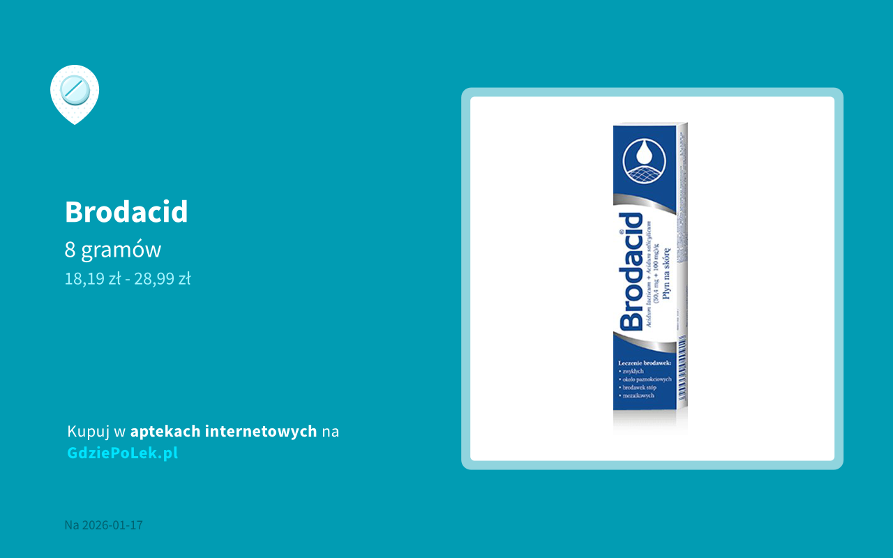 Brodacid cena i dostępność w aptekach internetowych i stacjonarnych ...