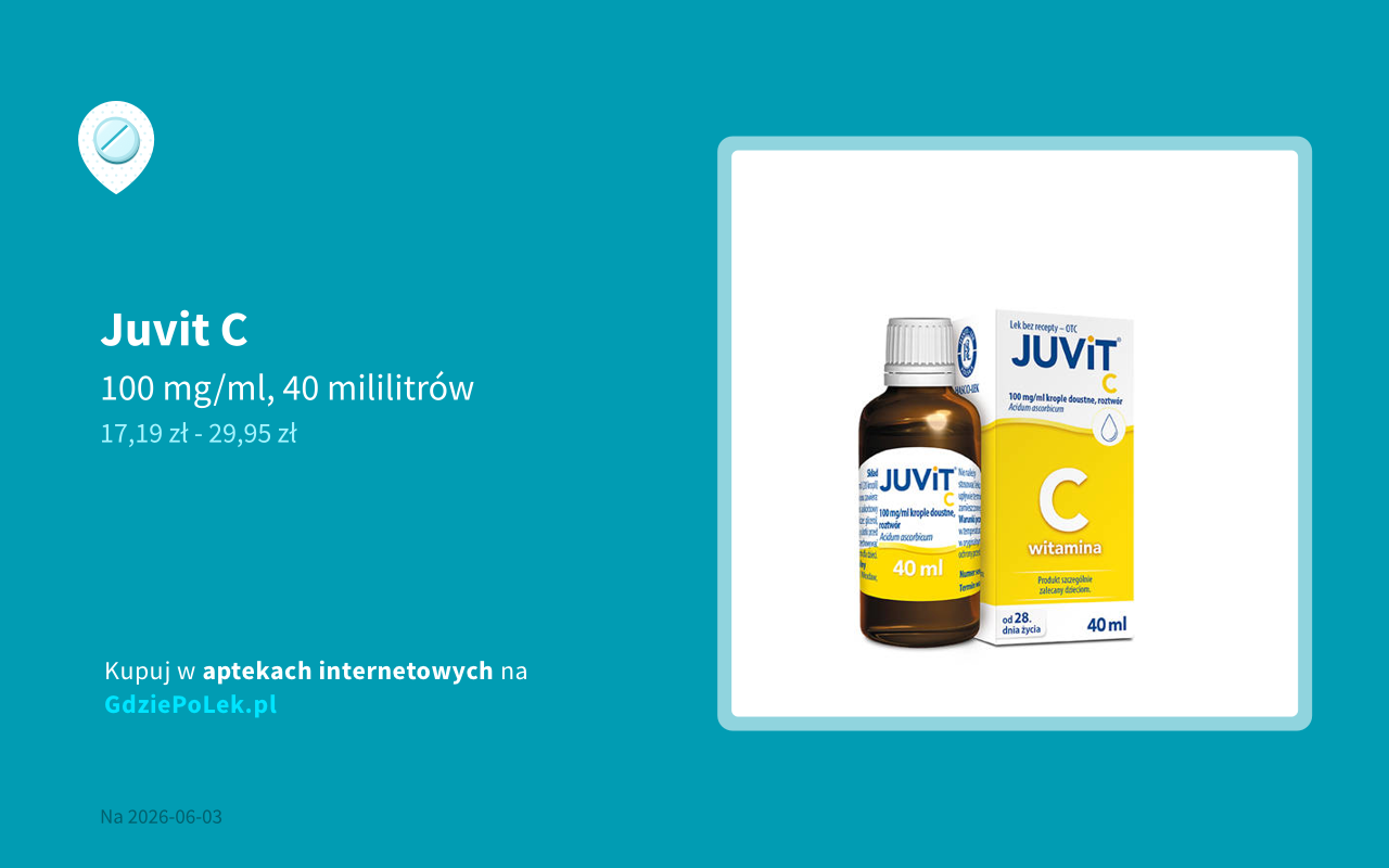 Juvit C cena i dostępność w aptekach internetowych i stacjonarnych ...